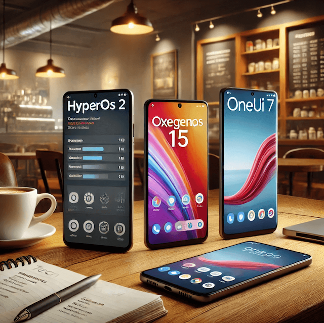 HyperOS 2 vs OxygenOS 15 vs OneUI 7 - Battle of the Android OS variants